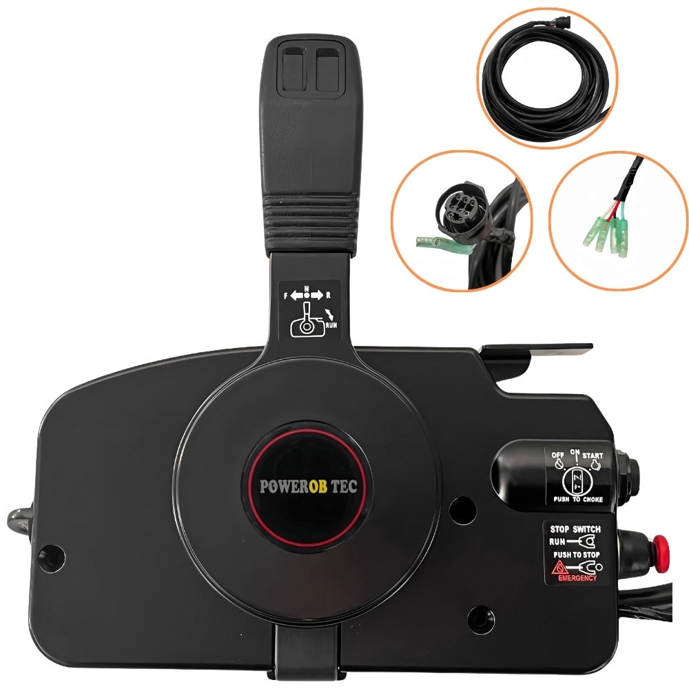 Tohatsu Outboard Motor Remote Control Box 3GFQ84340-01 Side Mounted 10 ...